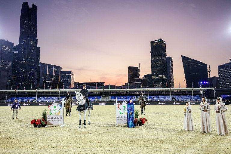 Emanuele Gaudiano races to victory in CSI5* First Individual Class 1.45m presented by the ...